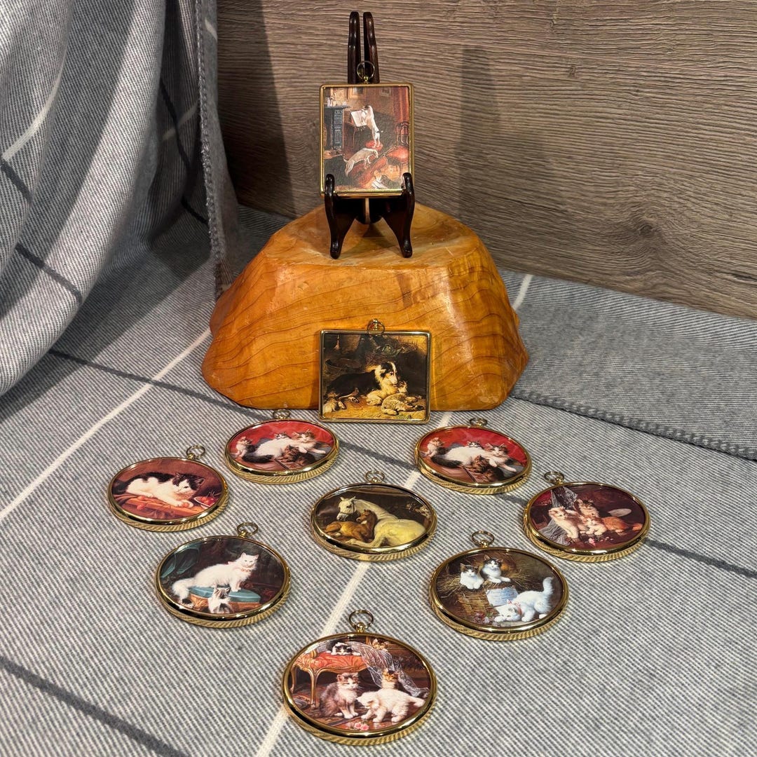 Vintage Set of 10 Miniature World of Peter Bates Made in England ...
