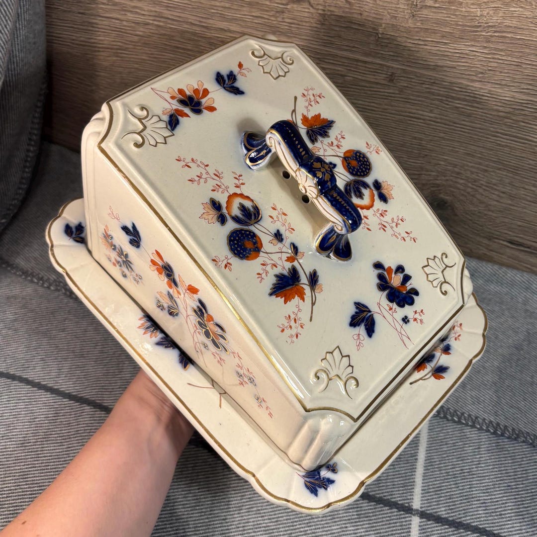 Vintage C1871-91 Edge Malkin & Co Burslem Cheese Wedge | Antique Deli ...