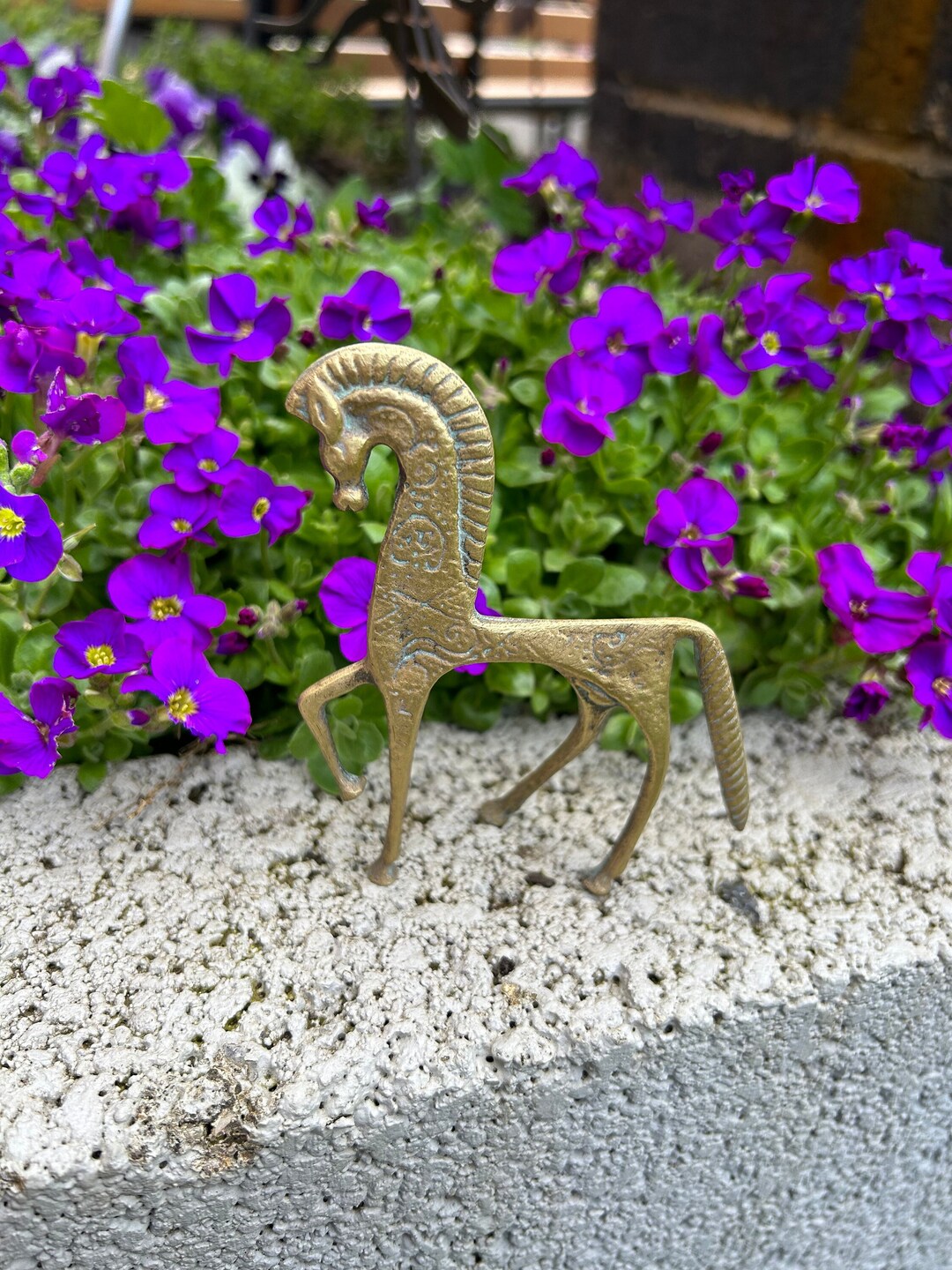 Vintage Mid Century Frederick Weinberg Style Petite Solid Brass ...