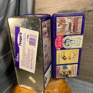 Vintage 1995 Cadbury Milk Chocolate Cookies Biscuit Fingers Hinged ...