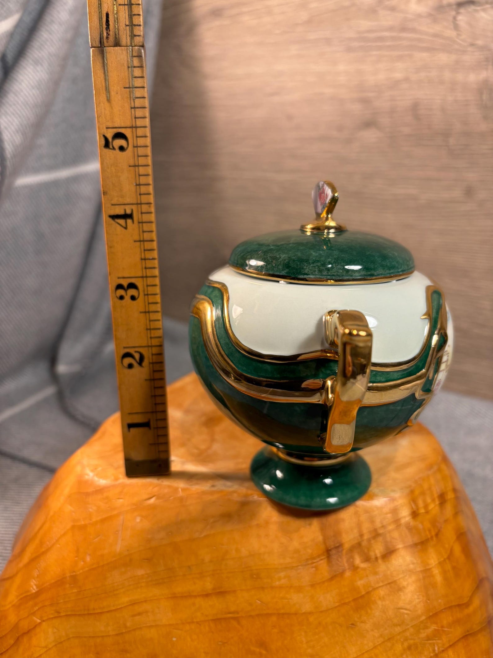 Vintage 2000 Ardleigh Elliot Heirloom Porcelain Musical Lid Gilded Pot ...