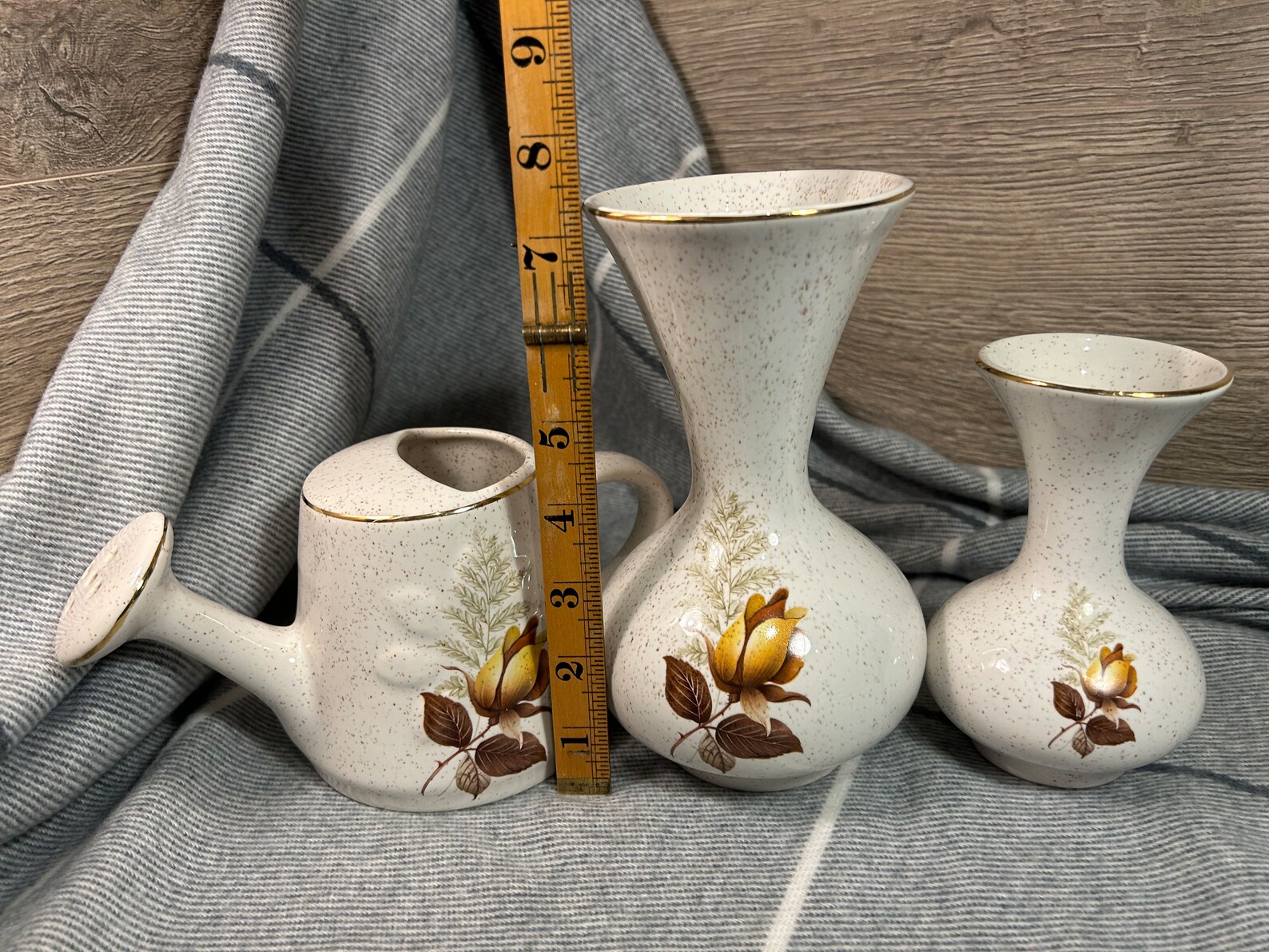 Vintage Kernewek Pottery Goonhavern Cornwall England 'autumn Rose ...