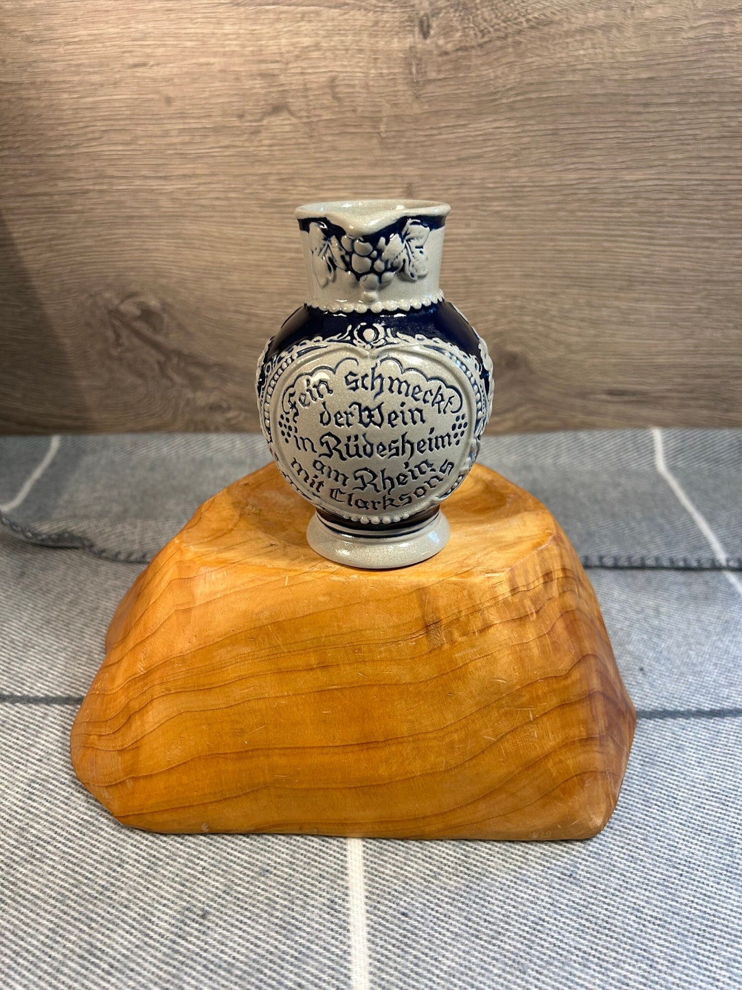 Vintage Traditional German Petite 1/4lt Rudesheim Am Rhein Pitcher ...