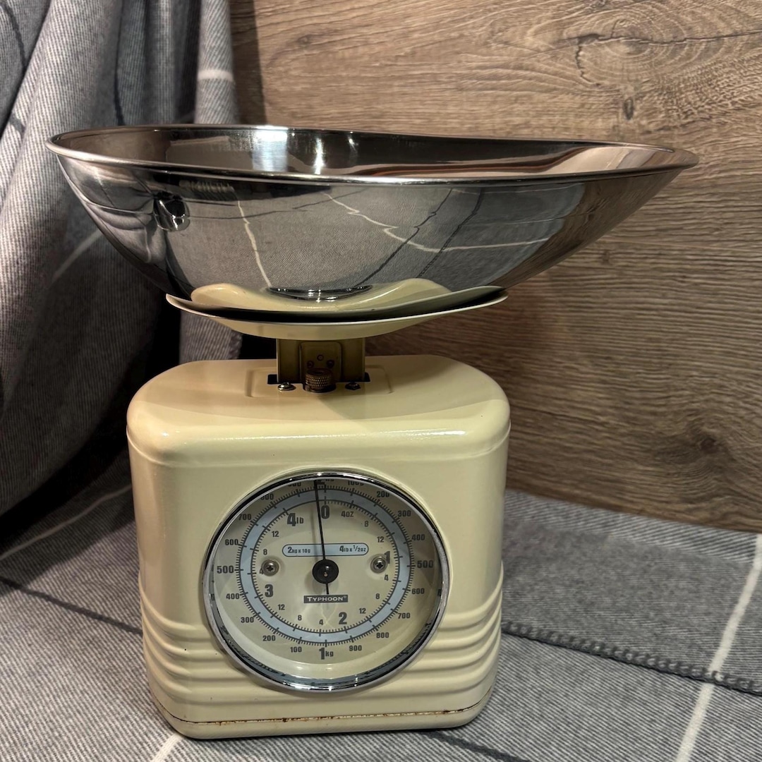 Preloved Typhoon 1950s Look Cream Rusty Kitchen Scales | Vintage Style ...