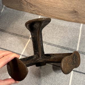 Vintage 3 Derby Cast Iron Three-footed Cobbler's Anvil Shoe Making ...