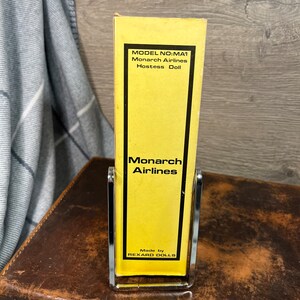 Vintage Monarch Airlines Air Hostess Stewardess Collectible Doll by ...