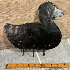 Vintage Hand Painted Duck Wall Key Rack Hanging | Goose Pond Bird Tea ...