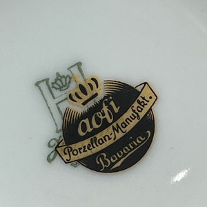 Vintage Mid Century Aofi Porzellan Manufaktur Bavaria German Porcelain ...