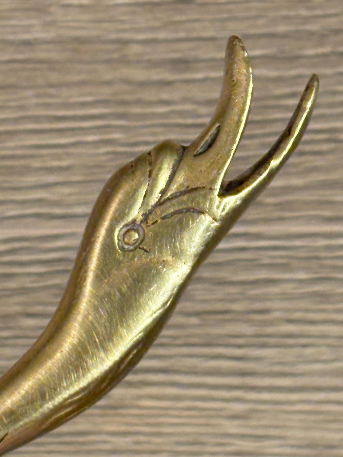Vintage Long Neck Swan Head Solid Brass Crumb Catcher | Neat & Tidy ...