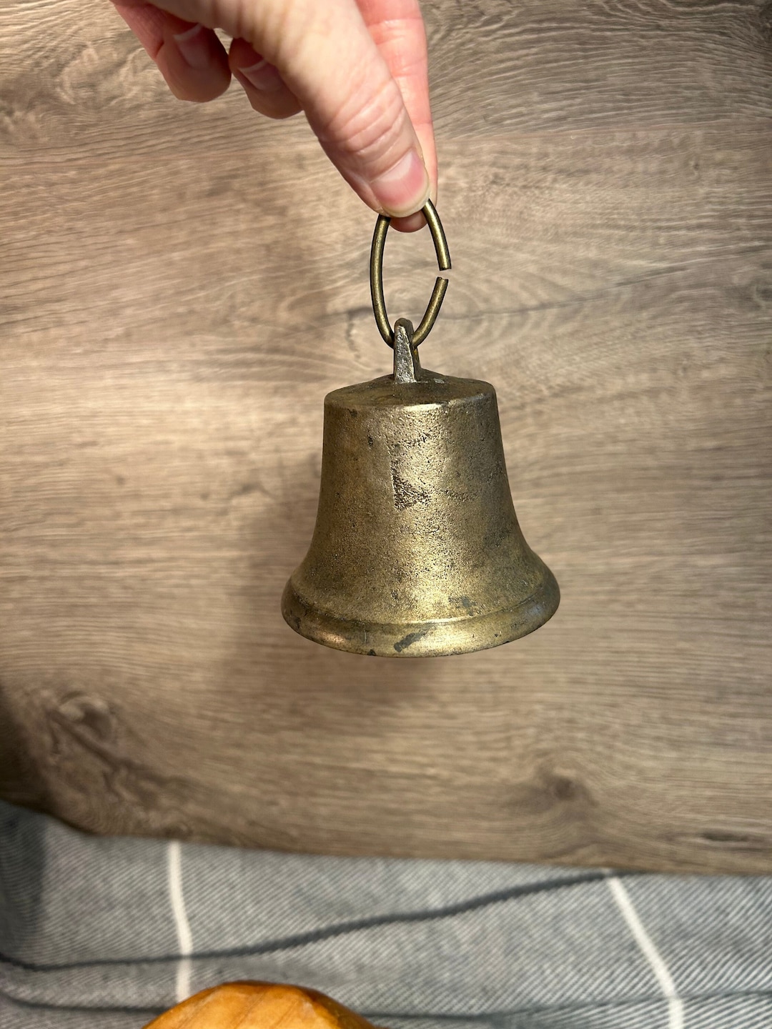 Vintage Collectible Cast Iron Hanging Bell With Letter 'B' & Number '8 ...