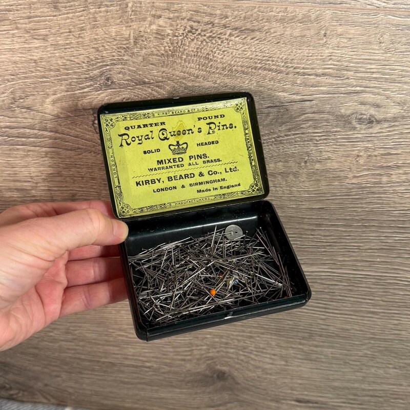 Antique Needle Box - Etsy