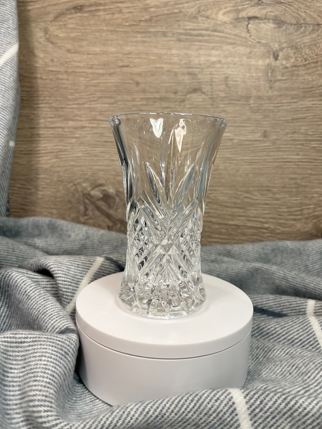 Vintage Bohemia Crystal Czech Republic Small Christie Posy Vase - Etsy