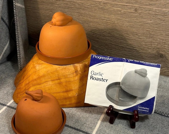 Vintage Ceramic Whole Head Garlic Roaster Dish | Quirky Kitchenalia Pot ...