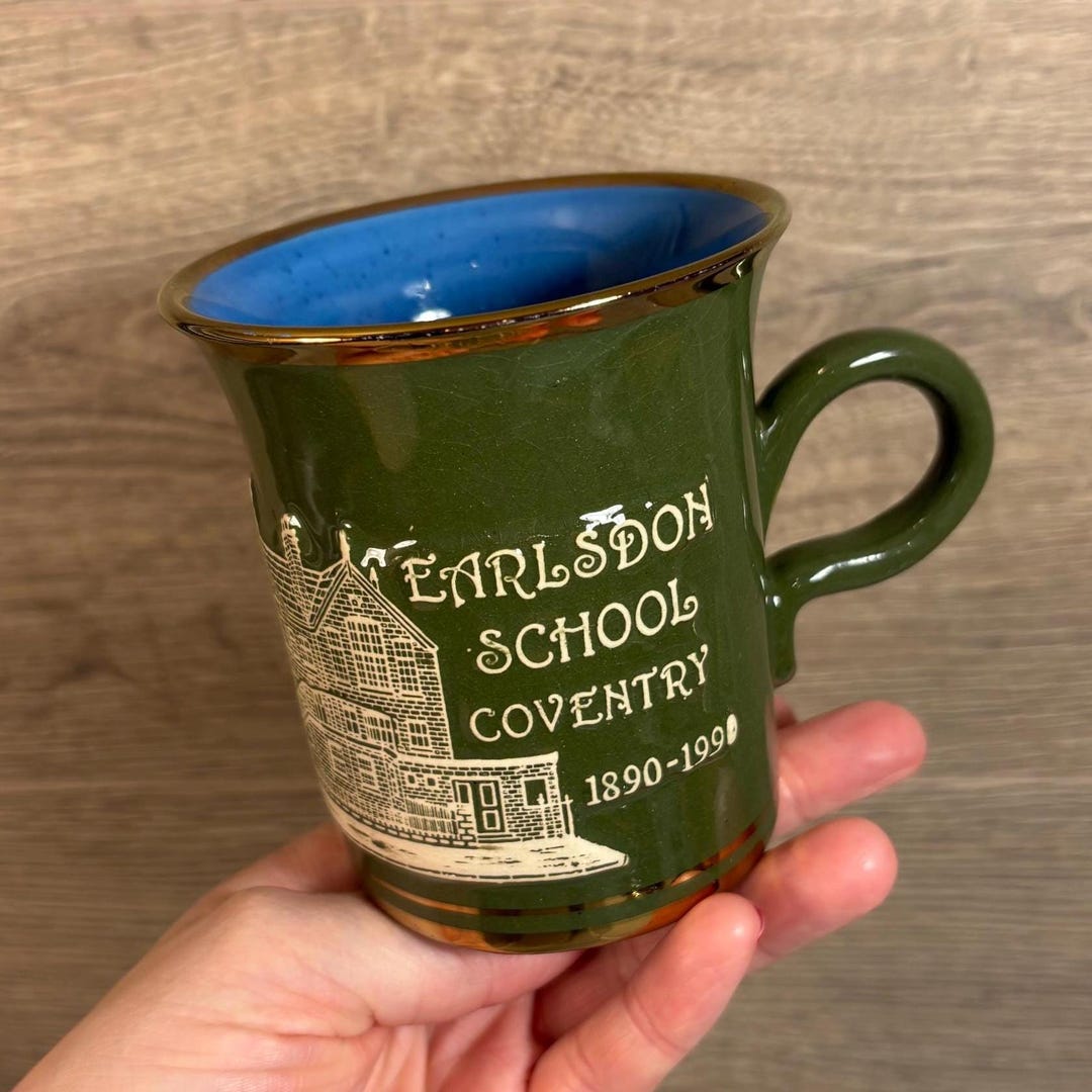 Vintage Rumney Pottery Signed Earlsdon School Coventry 1890- 1990 Mug ...