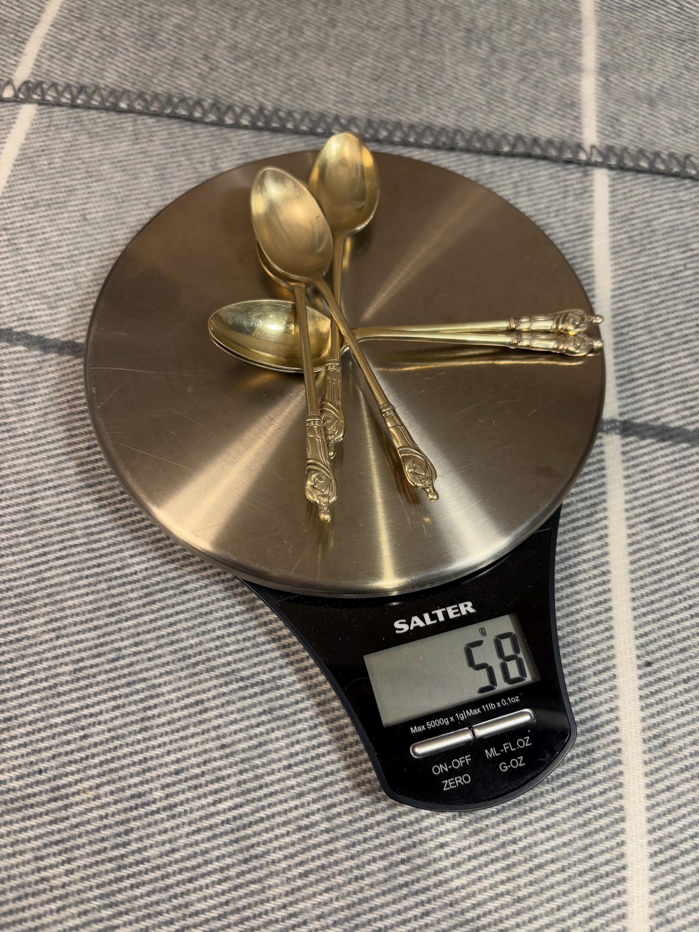 Vintage EPNS Silver Plated Apostle Teaspoons-set of 5 | Small Monk ...