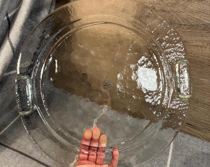 Vintage German Crystal Serving Platter-mikasa Walther Crystal Serving ...