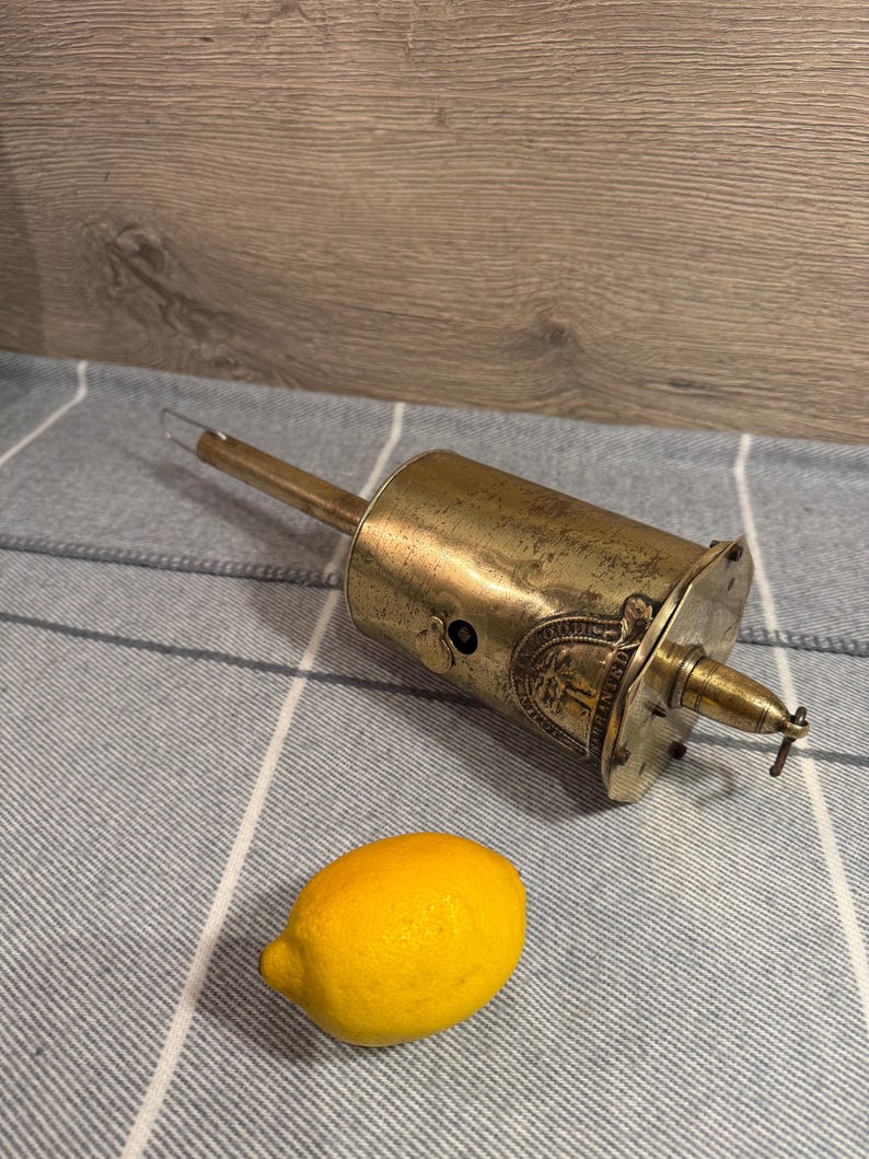 Vintage John Linwood Warranted Brass Roasting Meat Fireplace Jack ...