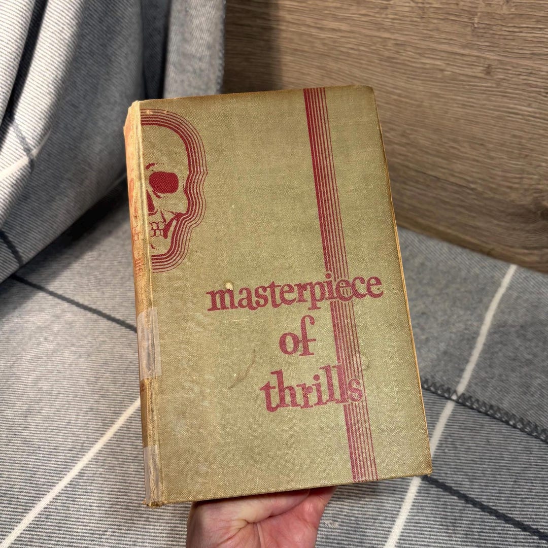 Vintage 1936 Masterpiece Of Thrills Book London Daily Express