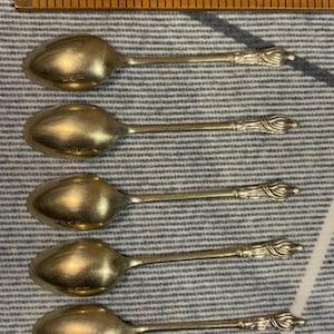 Vintage EPNS Silver Plated Apostle Teaspoons-set of 5 | Small Monk ...
