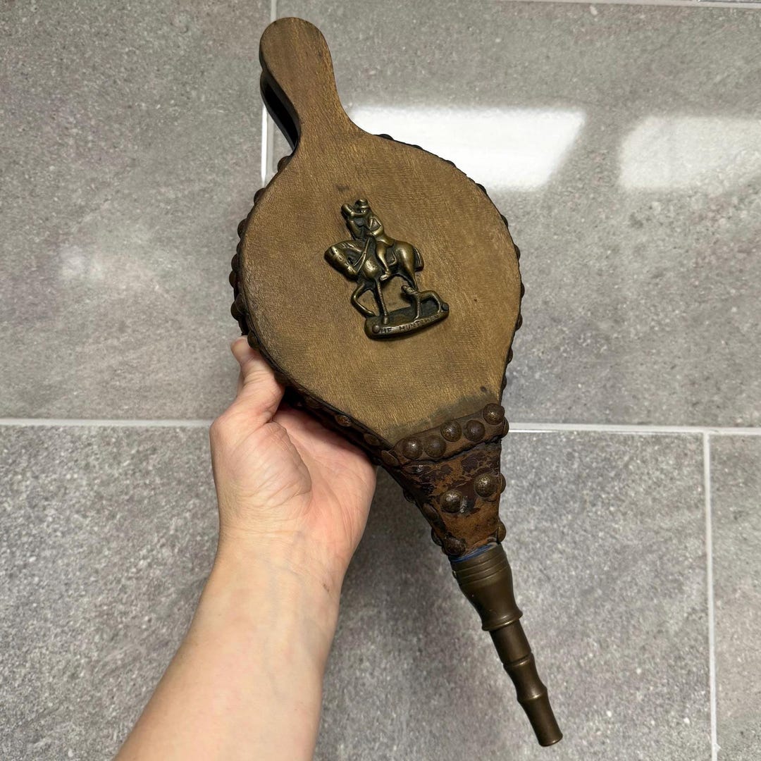 Vintage the Huntsman Victorian Rustic Hand Crafted Small Fireside ...