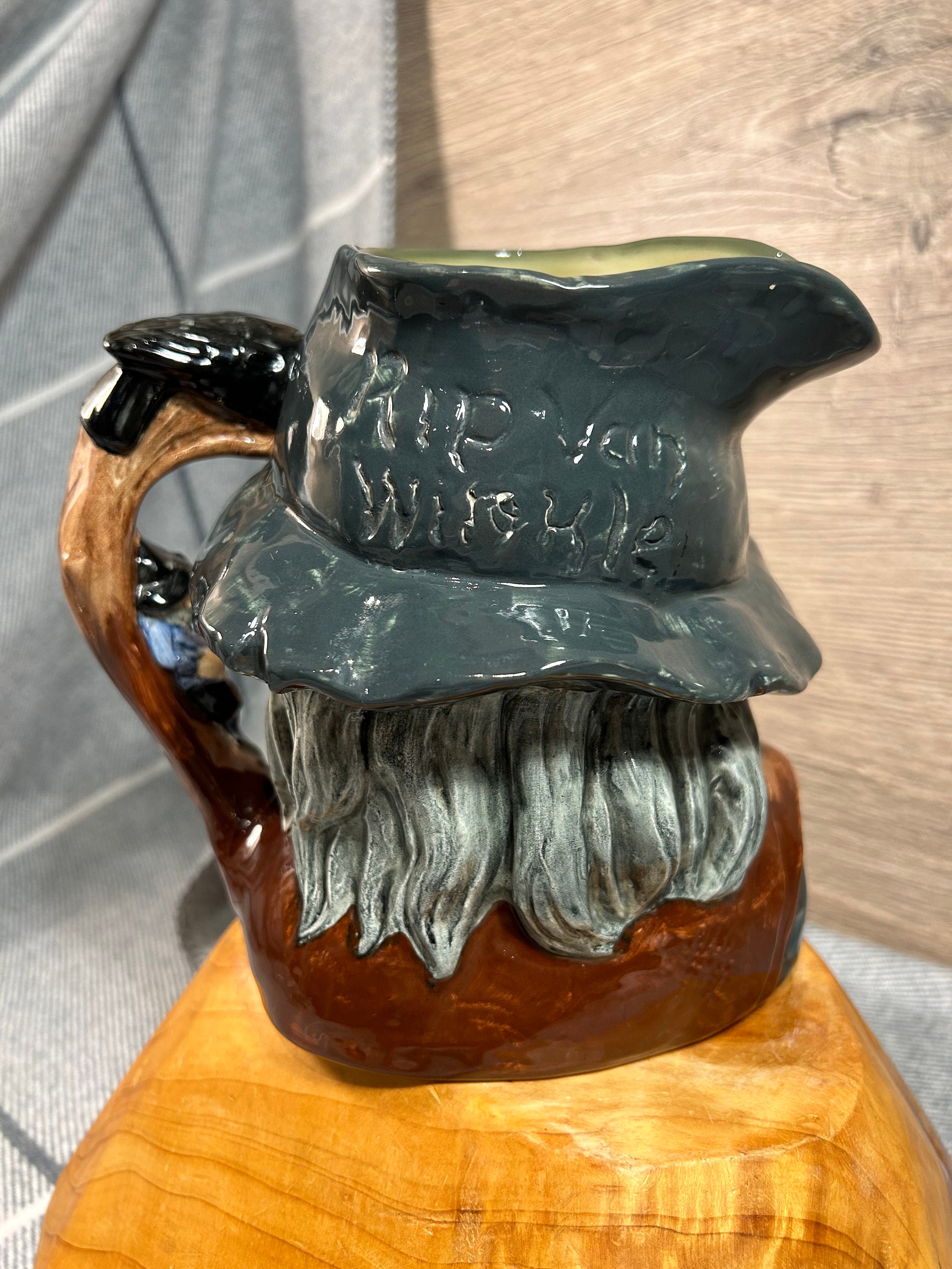 Vintage 1954 Hand Painted Royal Doulton Rip Van Winkle Character Toby ...
