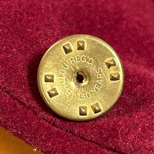 Vintage Ballou Reg'd 130 Years Gold Tone Cherub Angel Pin Brooch ...