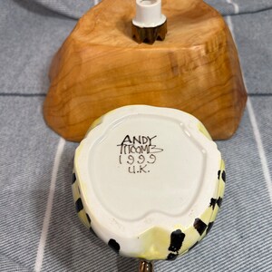 Vintage 1999 Andy Titcomb Pottery Signed Prince Charming Green Frog ...