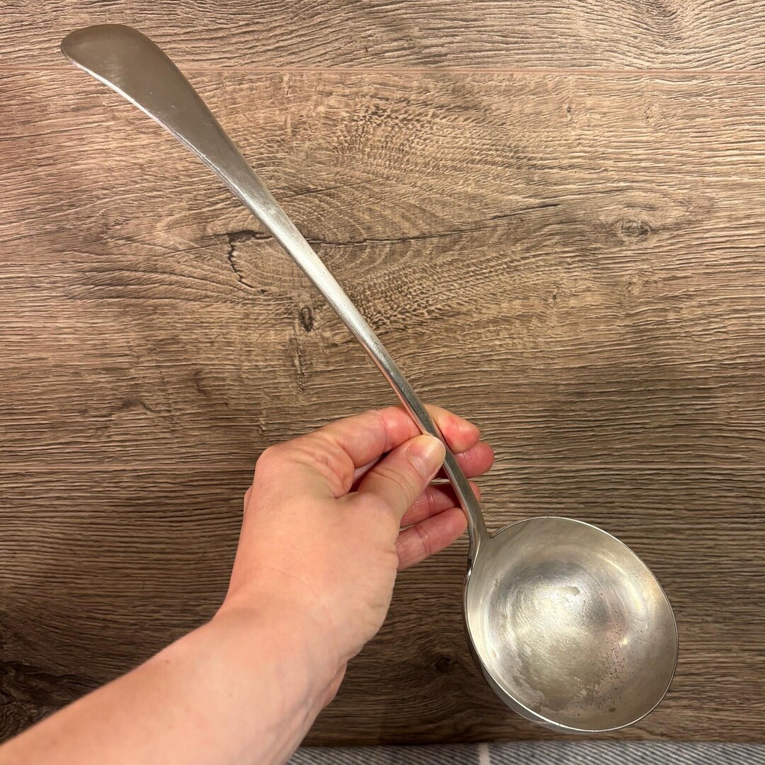 Vintage Silver Plated Ladle | Antique Kitchen Utensils | Old ...