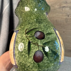 Vintage Hand Painted Blue Moon at Home Jug | Olive & Vino Motif Foodie ...