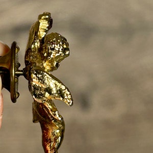 Vintage Ballou Reg'd 130 Years Gold Tone Cherub Angel Pin Brooch ...