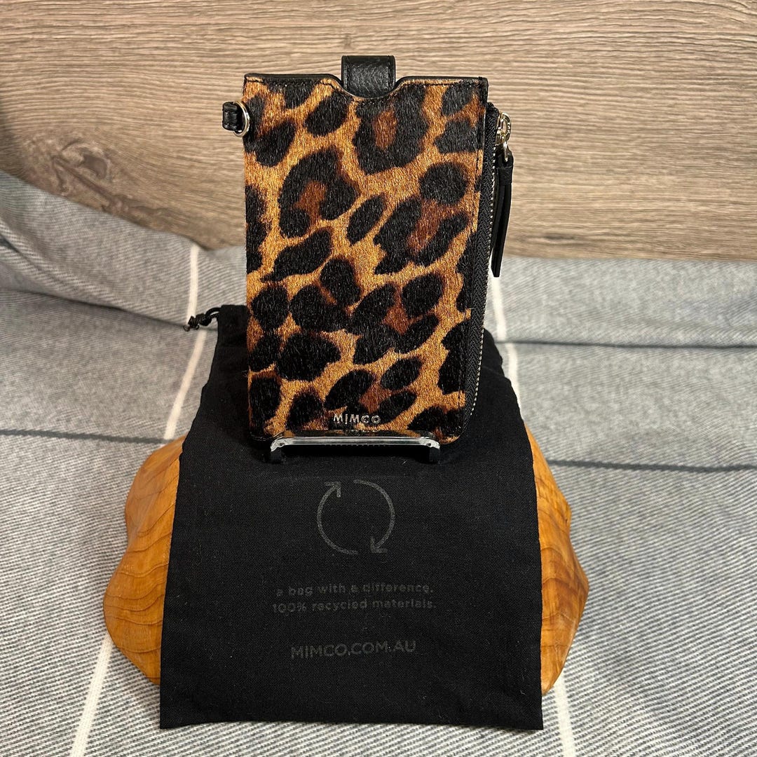 Preloved Australian Accessible Luxury Accessories Brand MIMCO Black ...