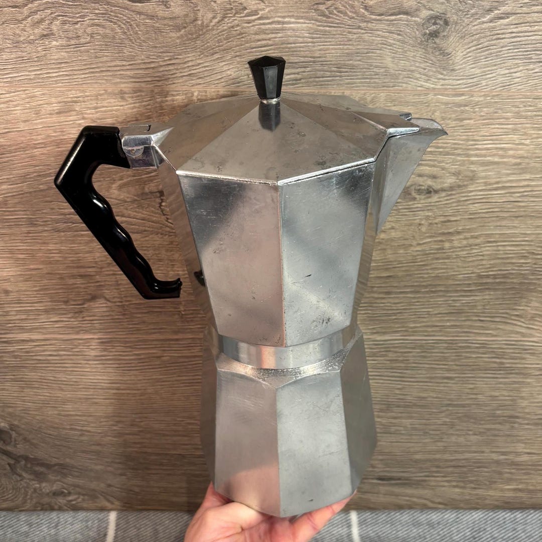 Vintage Crusinallo ABC Junior Express Large Coffee Maker Made in Italy ...