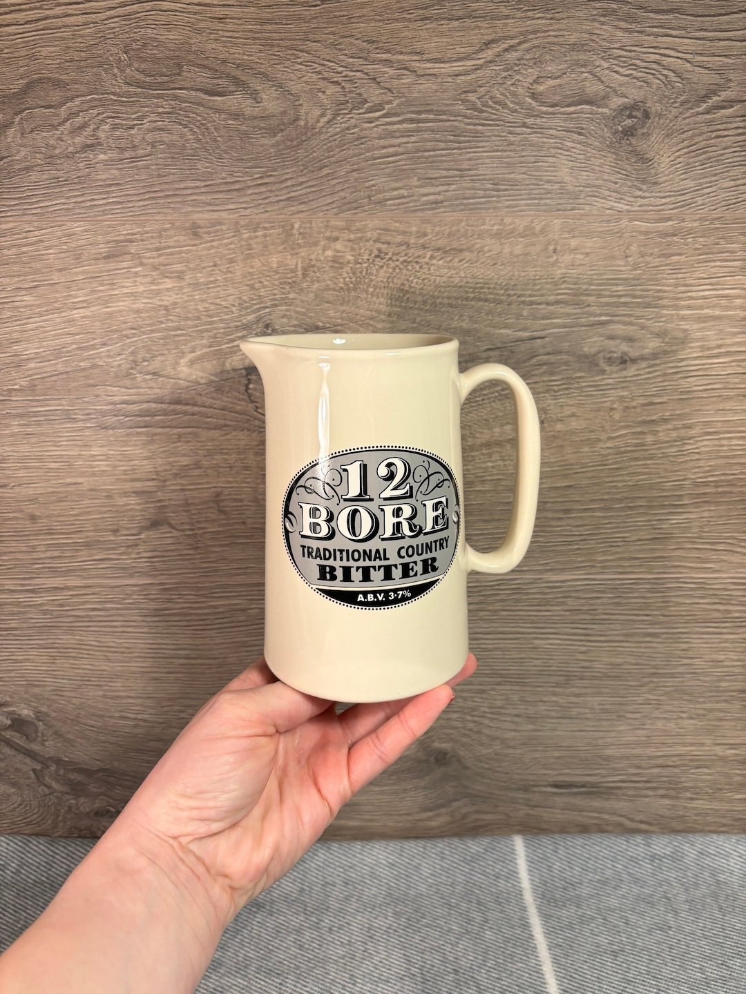 Vintage 12 Bore Traditional Country Bitter Ale Jug Breweriana Beer ...