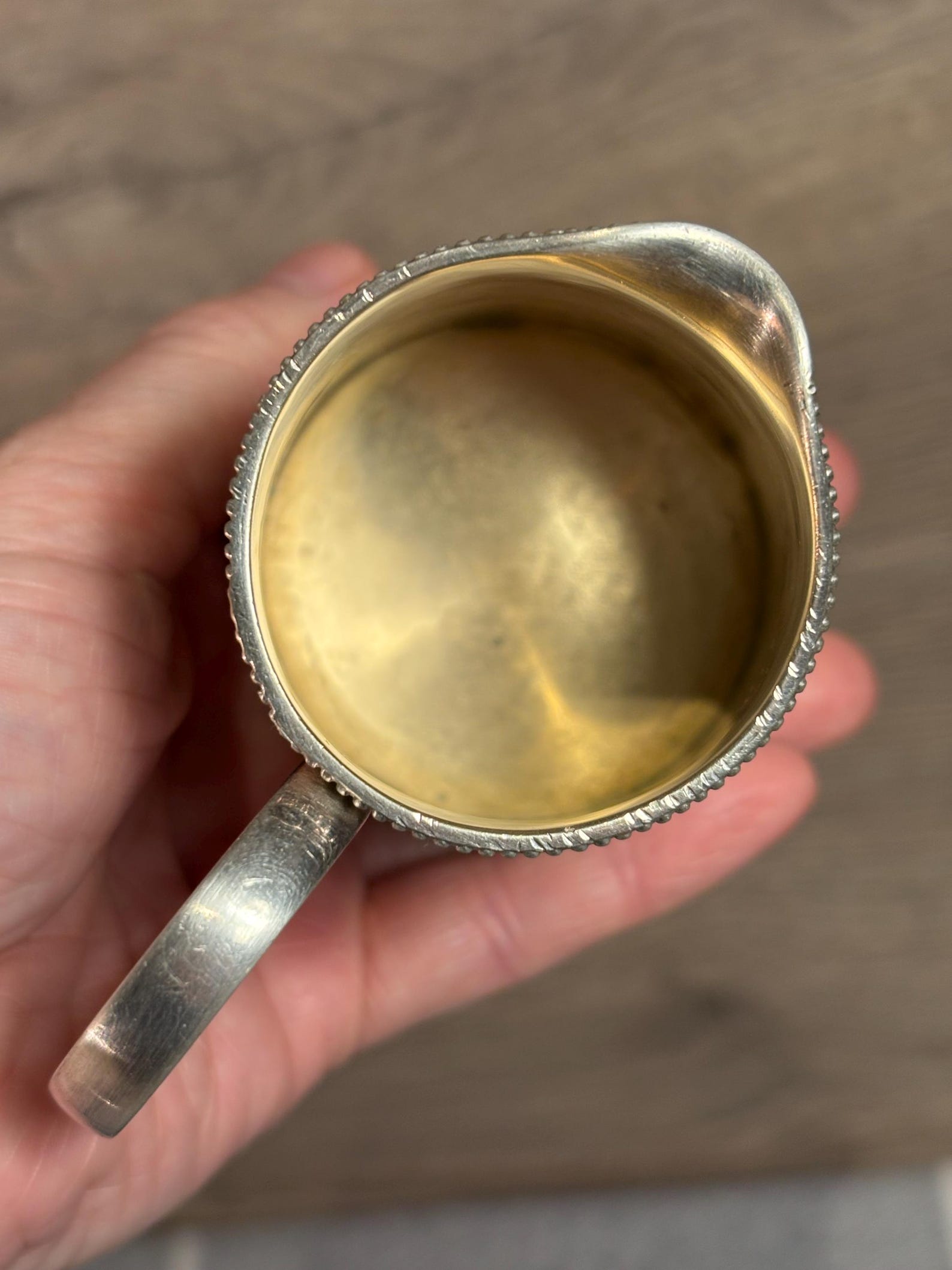 Vintage EPNS Small Silver Plated Conical Creamer Jug | English ...