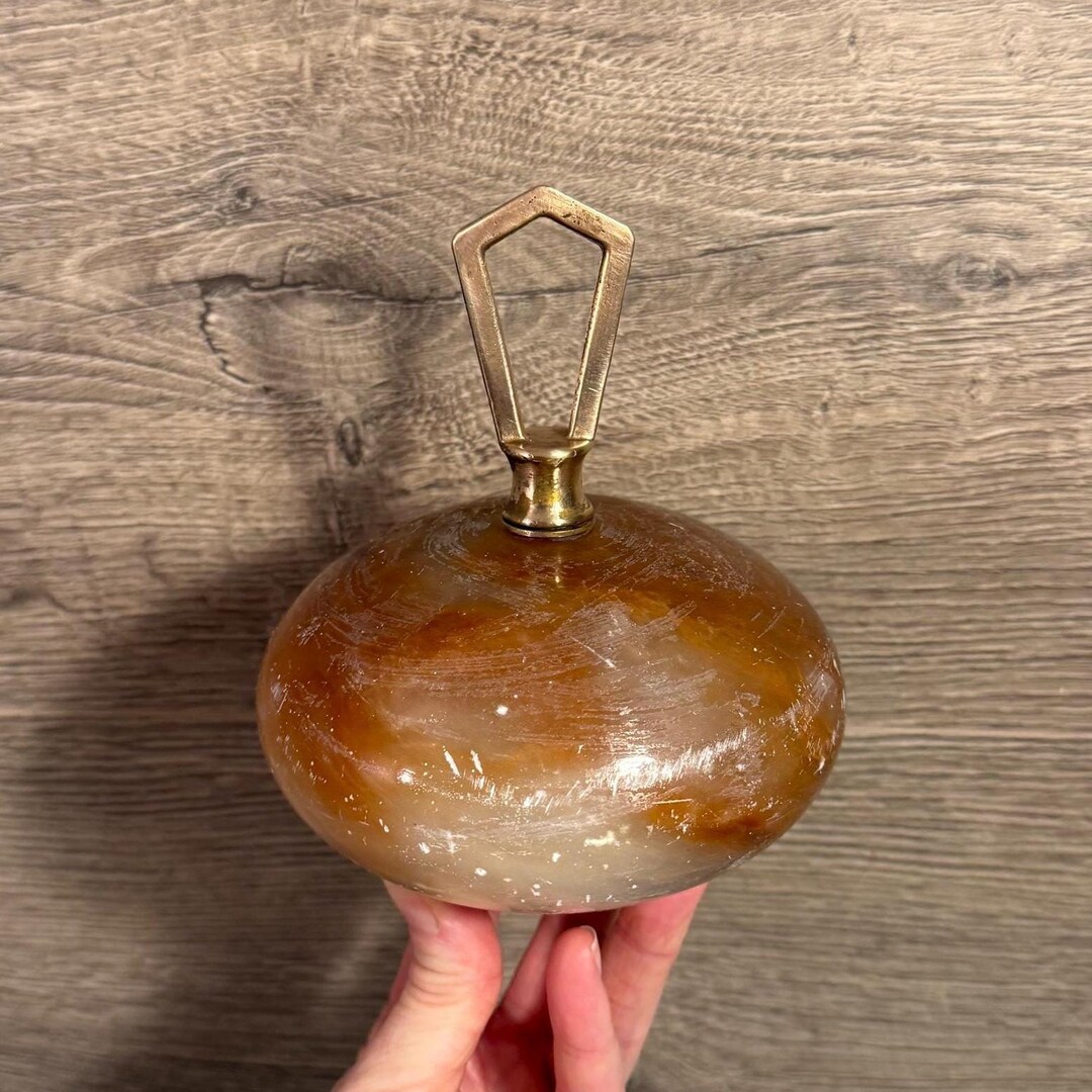 Vintage 1.3kg Nigel Owens English Alabaster Artwork Paperweight ...