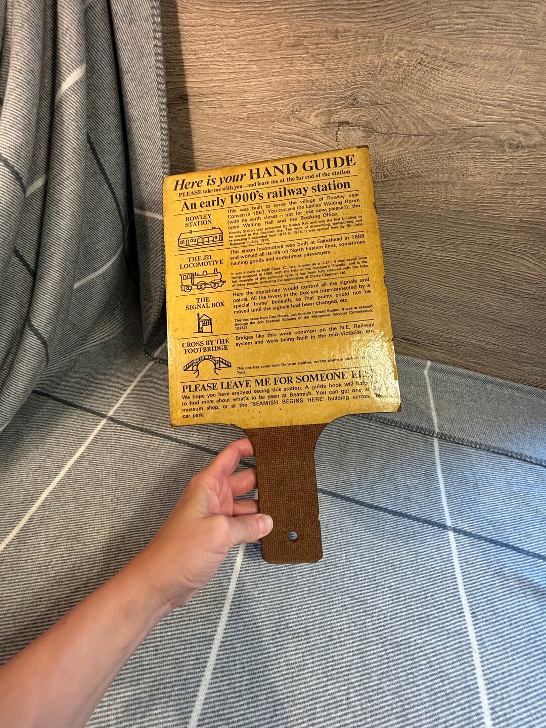 Vintage Beamish the Living Museum of the North Retro Hand Guide Board ...