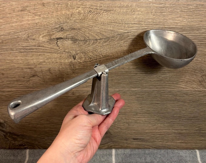 Vintage Brevete Made in Italy Cast Aluminium Balancing Ladle Spoon ...