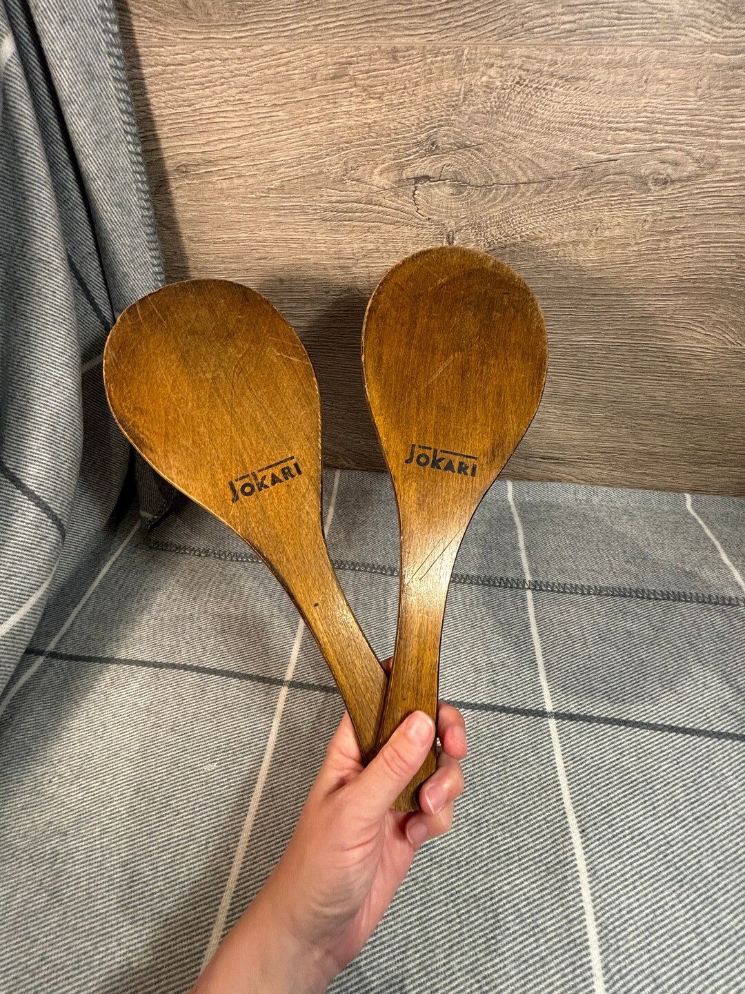 Vintage Jokari Sport Racket Collectibles | Two Retro Wooden Bat and ...