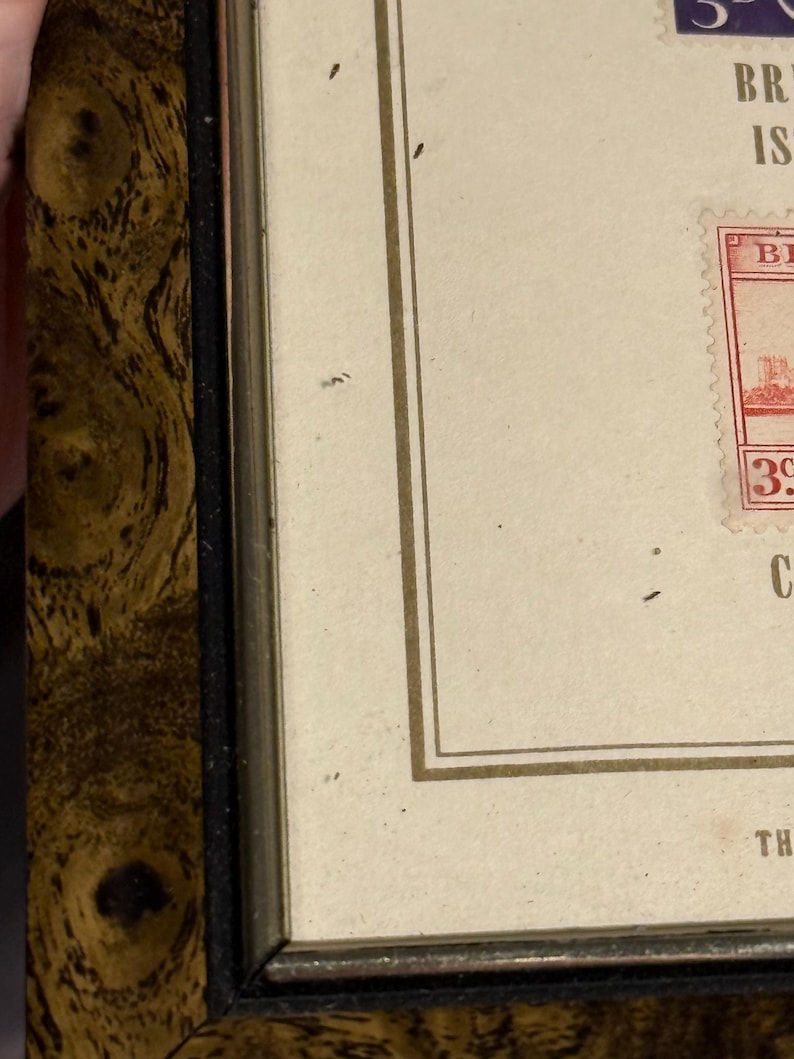 Vintage World War II Commemorative Coin, Stamp & Medal Set Wall Hanging ...