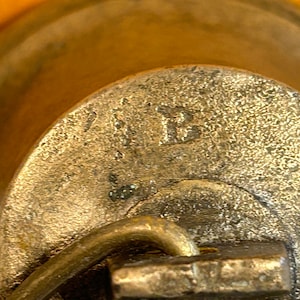 Vintage Collectible Cast Iron Hanging Bell With Letter 'B' & Number '8 ...