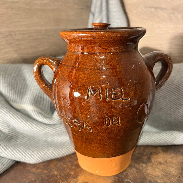 Vintage Honey Pot - Etsy