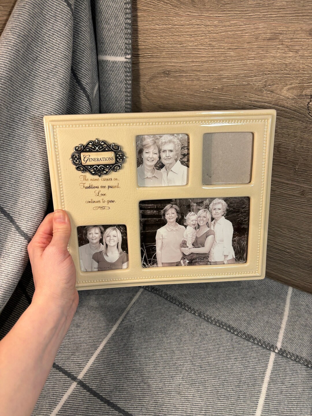 Preloved Grasslands Road Large Heavy Ceramic Cream Colour Stand up and ...