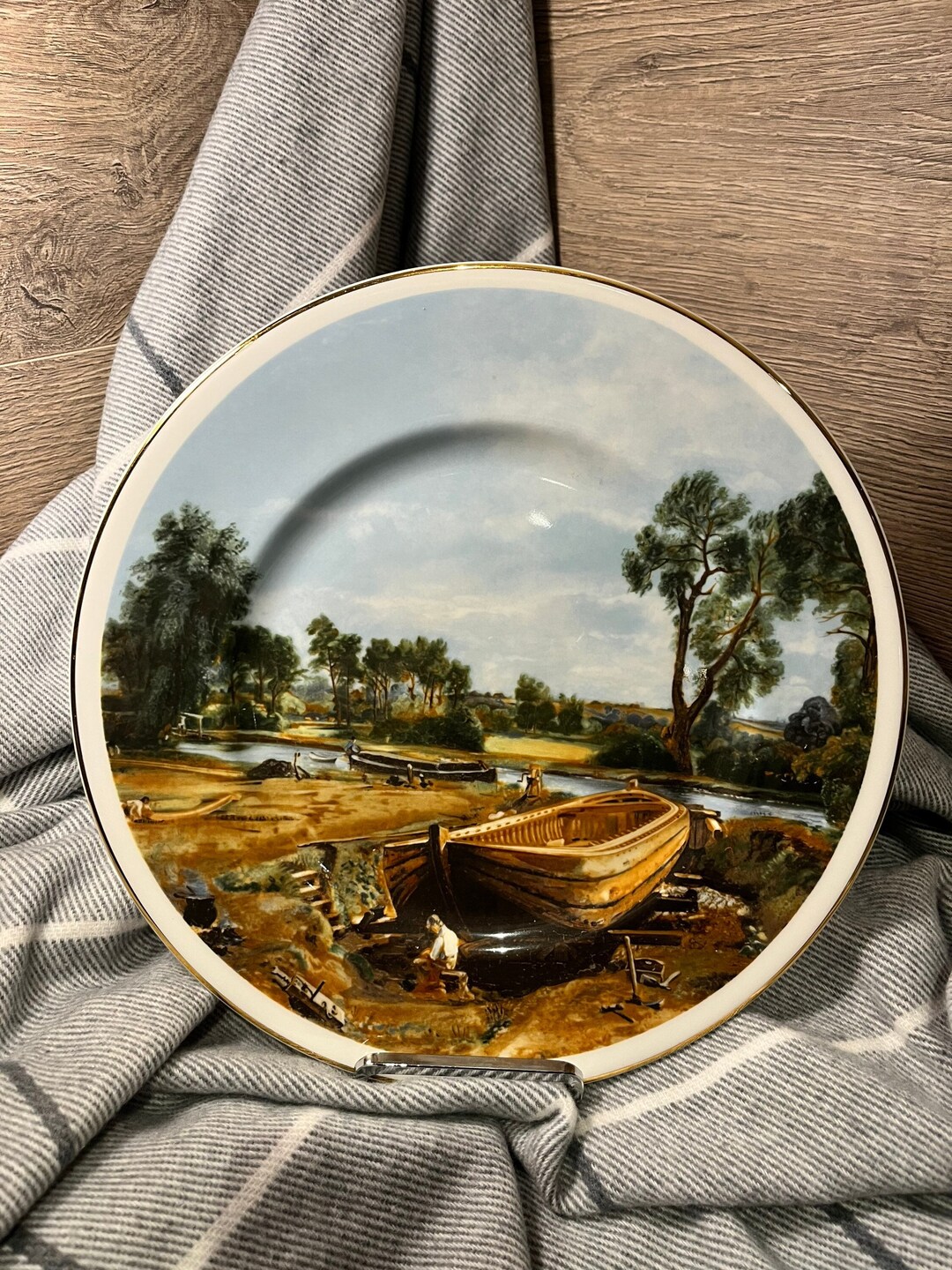 Vintage John Constable's Fenton Bone China Company Collector's Gilded ...