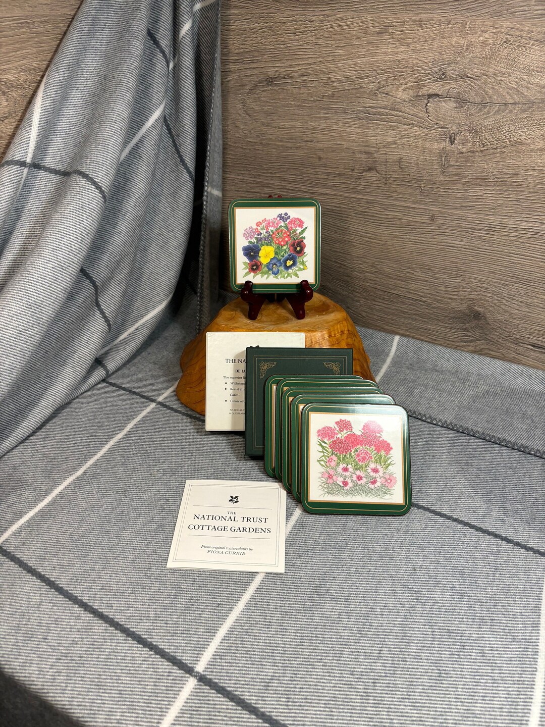 Vintage National Trust De Luxe Fiona Currie Cottage Gardens Cork Backed ...
