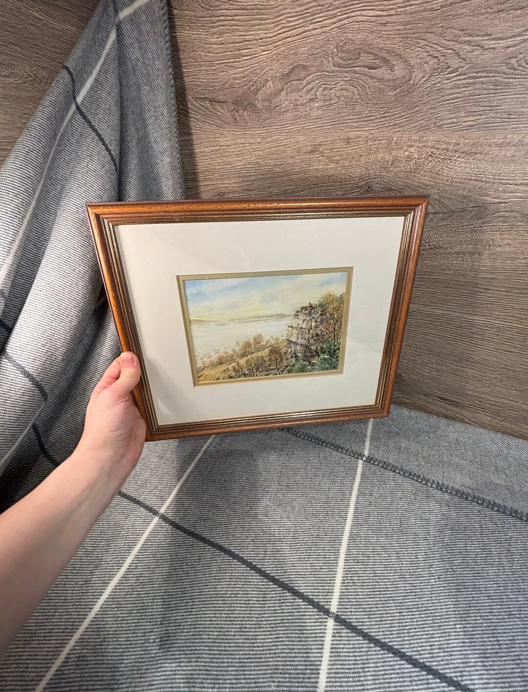 Preloved John W. Belderson Above the Mist Guisecliff & Nidderdale ...