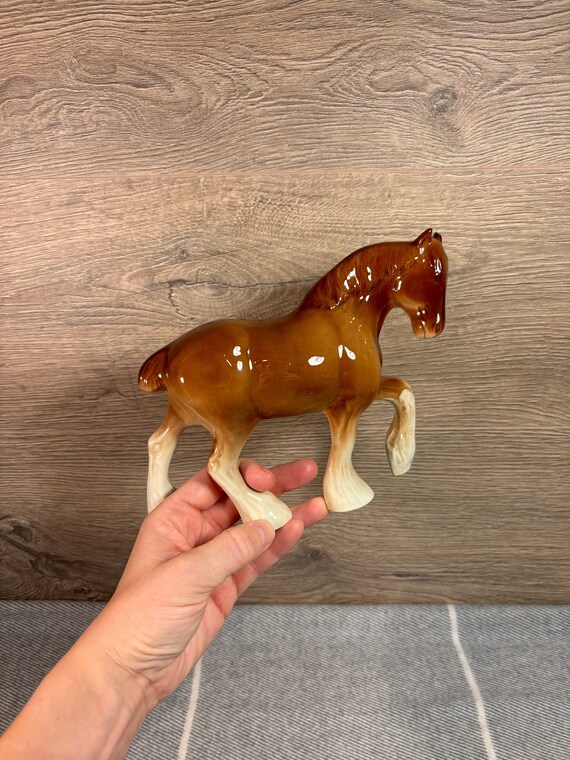 Chestnut Shire Horse