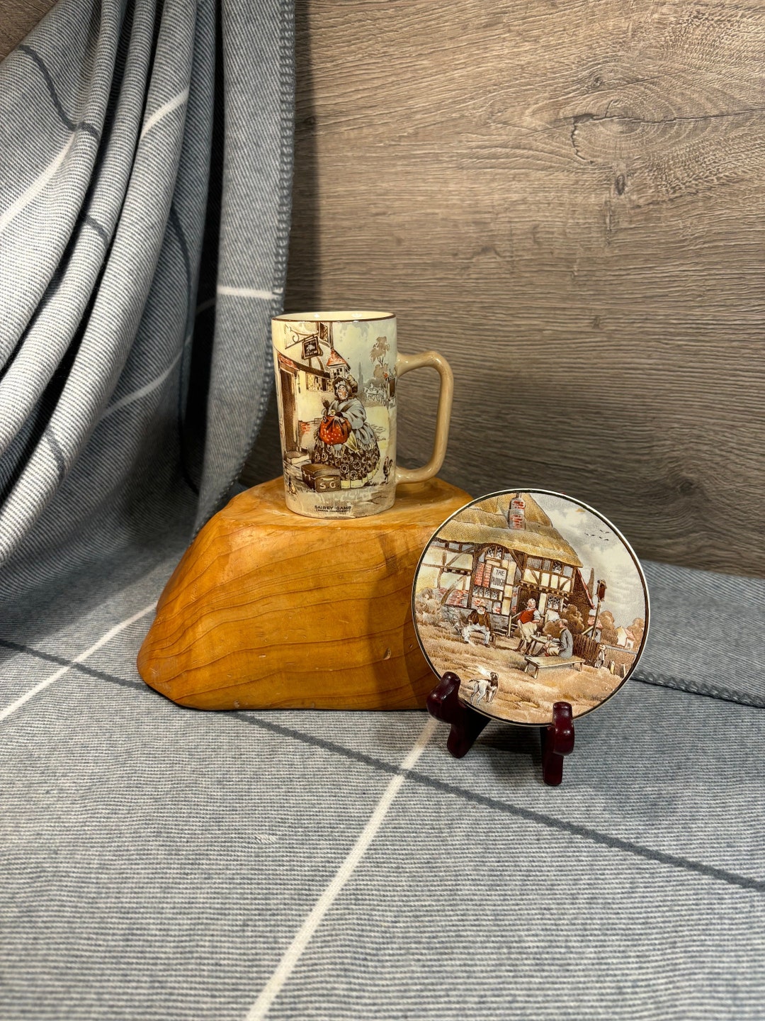 Vintage Sairey Gamp Mug Martin Chuzzlewit Novel by Charles Dickens ...