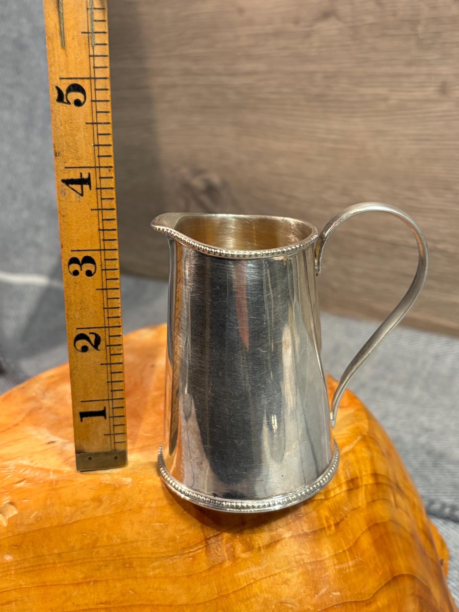 Vintage EPNS Small Silver Plated Conical Creamer Jug | English ...