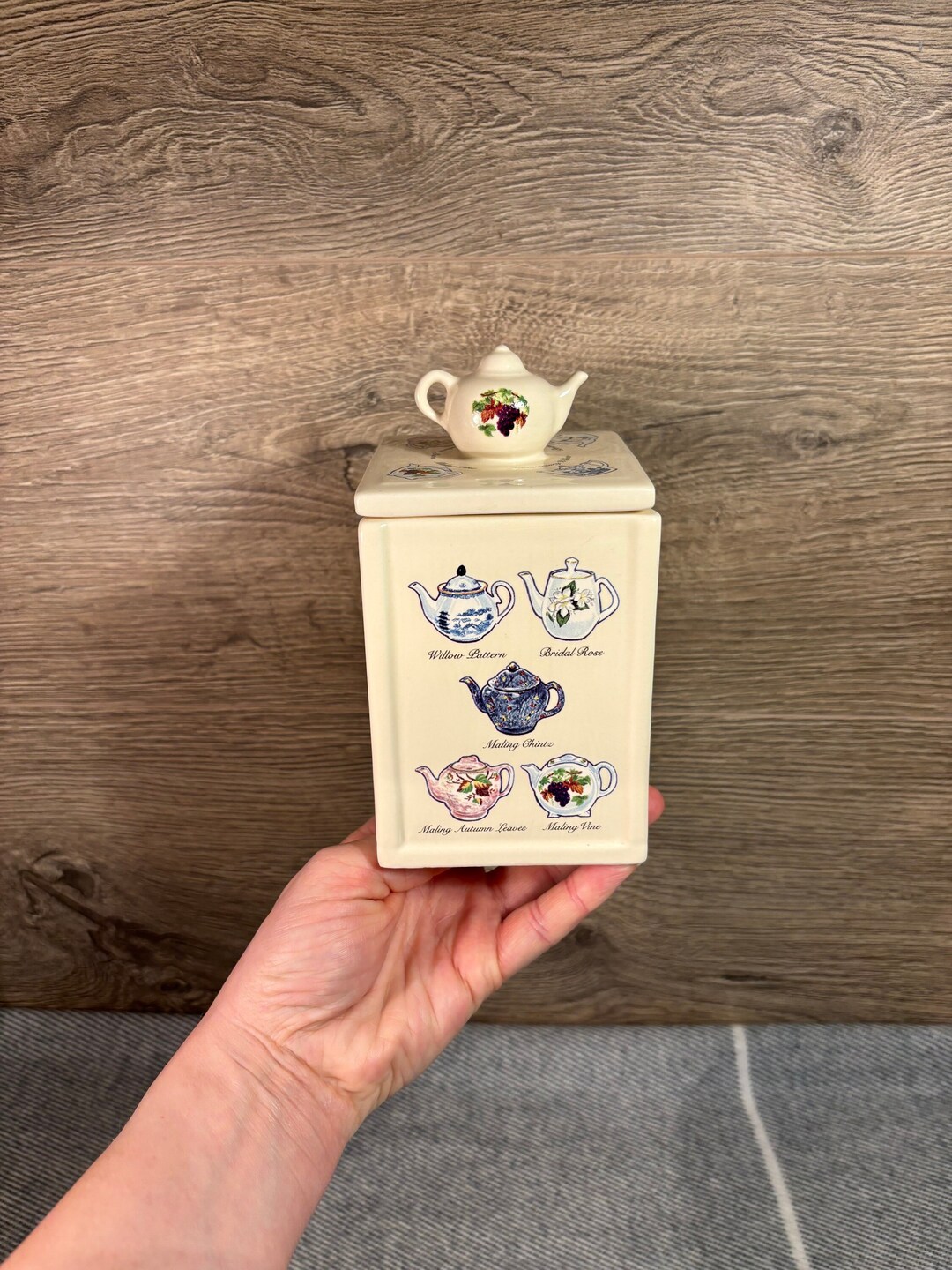 Vintage Ringtons Heritage Collection Traditional Teapot Lidded Jar ...