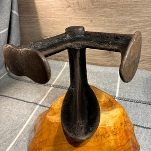 Vintage 3 Derby Cast Iron Three-footed Cobbler's Anvil Shoe Making ...
